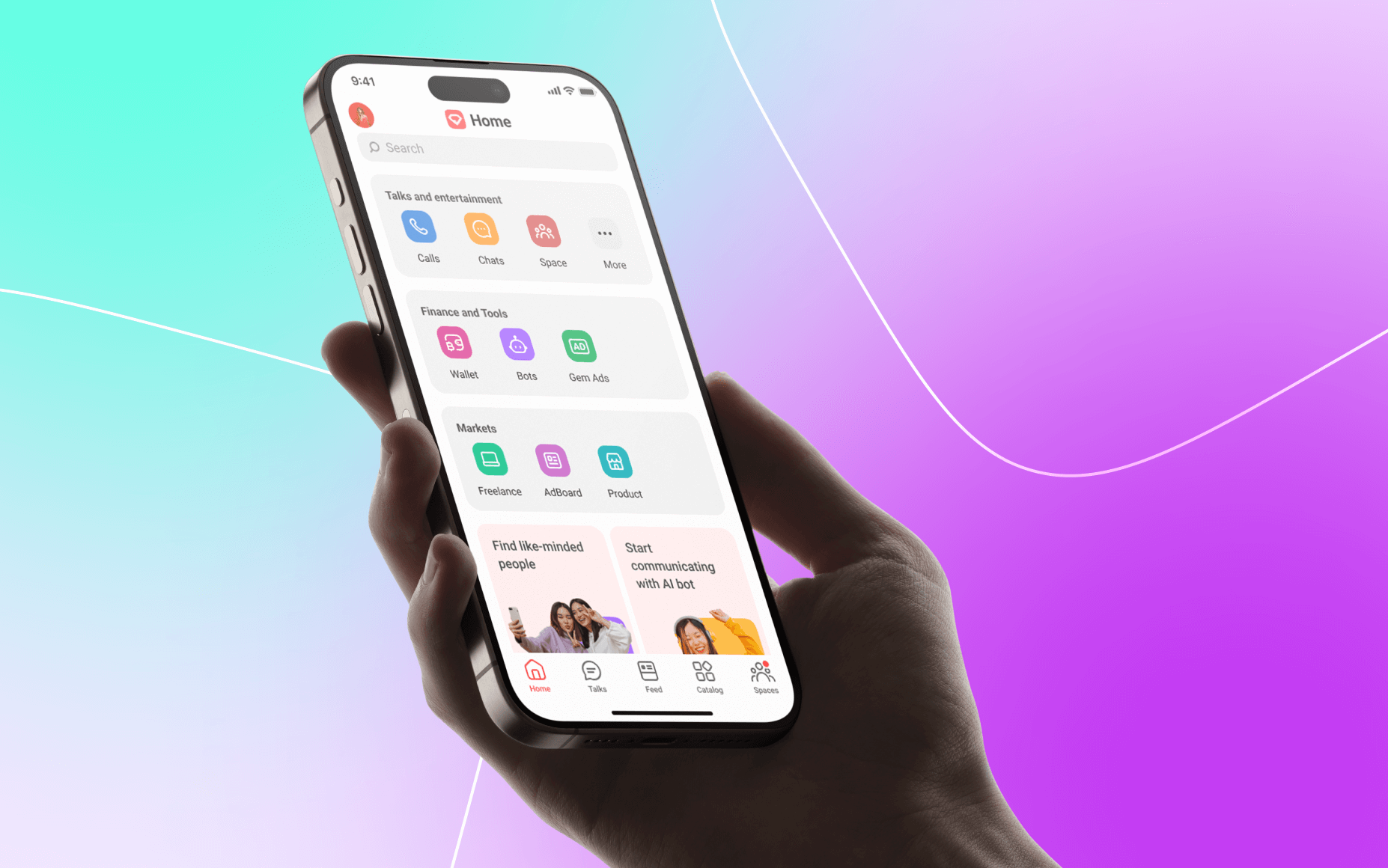 Gem Space — secure and safe messenger for your private communication